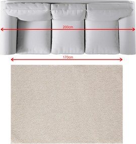 Koberec Solaro linen grey 120x170 cm