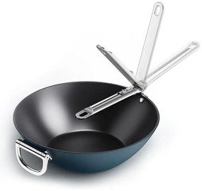 Wok pánev s keramickým povrchem ø 32 cm Space – Joseph Joseph