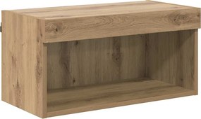 TV nástěnné jednotky s LED 6 ks Artisanový dub Kompozitní dřevo 3402963