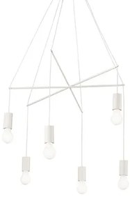 Závěsné svítidlo Ideal Lux Pop SP6 bianco 186795 bílé 54cm