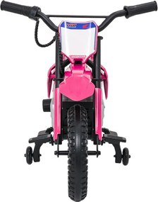 Elektrická motorka HONDA CFR450R růžová
