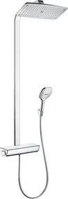 Hansgrohe Raindance Select E, sprchový set Showerpipe 360 ​​s termostatem, EcoSmart 9 l/min, chromová, HAN-27286000