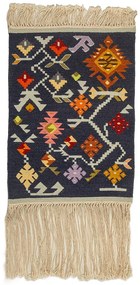 Vlněný kilim "Podzimní vinná réva"
