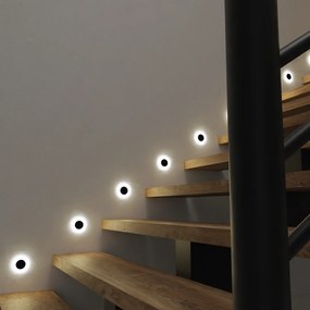 Schodišťové LED svítidlo Oti, 1x LED 0,6w, 3000k, b