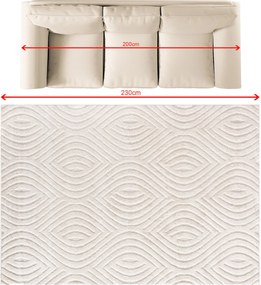 Koberec Serenno cream 160x230 cm