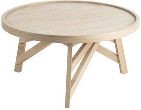 OnaDnes -20% Dřevěný konferenční stolek Kave Home Tenda 80 cm