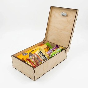 usporadejto.cz Uzamykatelný box se zámkem na sladkosti a neřesti VASKY, 30 x 20 x 10 cm