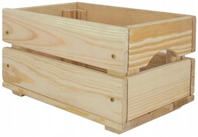 Dřevěná bedýnka SD-2-30X20 barevné varianty Povrchová úprava: Bez povrchové úpravy
