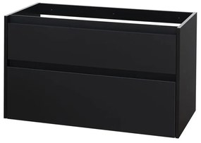 Mereo Opto, koupelnová skříňka 101 cm, černá - CN942S