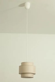 BRILAGI - Lustr na lanku RESNA 1xE27/60W/230V pr. 20 cm béžová