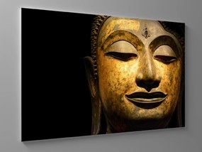 Liox Obraz bronzová tvář Buddhy Rozměr: 120 x 80 cm