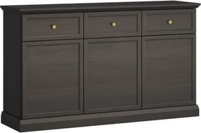 Komoda LUCCA K3D3S, bílý opál