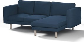 Potah na pohovku IKEA Norsborg 3-místná se šezlongem barva tmavě modrá
