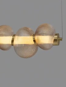 Designový lustr Leda 2 Zlatá