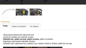 Odpuzovač myší a kun FORMAT AOdHa tichý, 12V plašič kun z auta