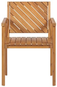 Zahradní židle Blas (světlé dřevo). 1077942