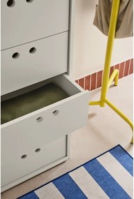 Krémová skříňka 40x118x40 cm Wally – Teulat