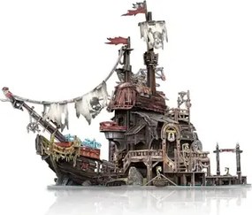 CubicFun Puzzle 3D Pirátský přístav Tortuga / 218 dílků / od 8 let