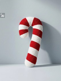 Sinsay - Dekorační polštář ve tvaru cukrové třtiny - červená