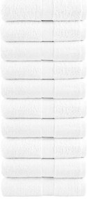 Prémiové ručníky pro hosty SOLUND 10 ks bílé 30x50 cm 600 g/m² 137122