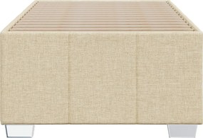Rám postele bez matrací krémově 90x200 cm textil 3284809