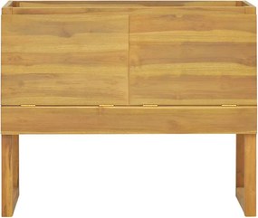 Koupelnová skříňka 90 x 40 x 75,5 cm masivní teakové dřevo 338248