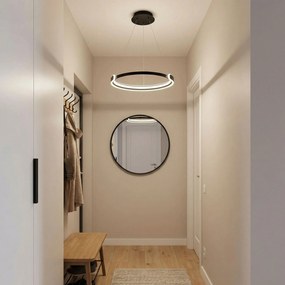 Toolight Toolight, LED stropní svítidlo 50cm, 48W, 4000K, 2500lm, APP1927-CP, černá, OSW-66067