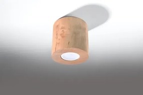 Stropní svítidlo SOLLUX Orbis GU10 1x40W bez zdroje SL.0492 přírodní dřevo