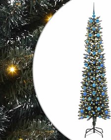 Umělý vánoční stromeček Zelená 210 cm PVC, plast a ocel 3395959