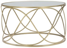 Zlatý konferenční stolek Mauro Ferretti Latona 70x40 cm