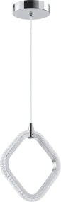Toolight Rea, Závěsné stropní LED svítidlo LHJ127-W Chrom, OSW-03282