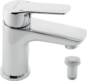 Novaservis, Umyvadlová baterie s výpustí Metalia 54, chrom, 54003-0