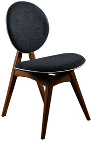 Hanah Home Sada židlí (2 kusy) Touch v2 - Anthracite, Ořech, Antracitová