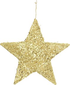 Dekorace Golden Star 30cm