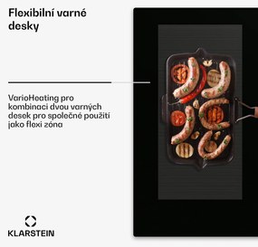 Klarstein Delicatessa 90 Full Flex vestavná indukční varná deska 6 zón 10 500 W soběstačná