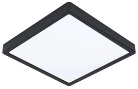 Stropní svítidlo LED Fueva 5, IP20 černé 28,5x28,5cm