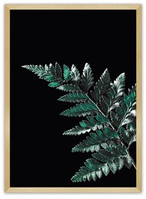 Plakát Dark Fern Leaf