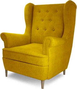 EL Křeslo ARIS Barva látky: Světle šedá (Monolith 84)