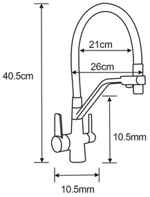 Mexen Carlos, 1,5-komorový granitový dřez 582x475x177 mm a dřezová baterie Duo, bílá, 6518-20-671701-07-B