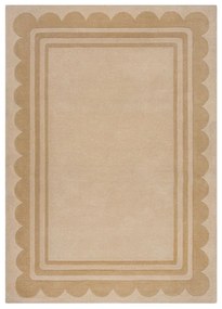 Flair Rugs, Ručně všívaný kusový koberec Lois Scallop Natural, 120x170, béžová, chodba / předsíň