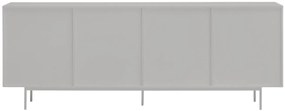 Světle šedá lakovaná komoda Teulat Sierra 211 x 47 cm