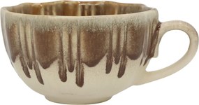 Porcelánový šálek se stékající glazurou New Bone China Coffee – Ø 11*6,5 cm