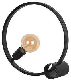 LABEL51 Kovová stolní lampa RING černá YS-22.126