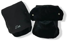 ESITO Rukávník na kočárek Golf Softshell Black RFX - černá