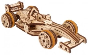Ugears 3D dřevěné mechanické puzzle Compact Racer