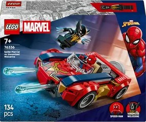 LEGO® Marvel 76336 Spider-Man a auto vs. venomizovaný Wolverine / Poče