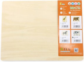 Dětské dřevěné puzzle s úchyty Viga Cow