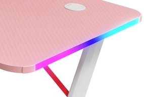 Herní stůl BG01 růžový 120 cm