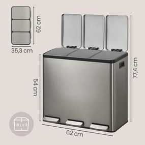 Odpadkový koš na tříděný odpad LTB254EZ01