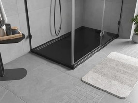 Mexen Flow Slim, obdélníková sprchová vanička 140 x 100 cm, černá matná, 46R701014